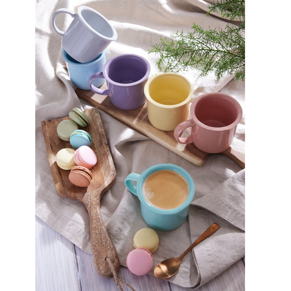 Caneca Candy Color Verde 280Ml - Corona - coqueluchecasa