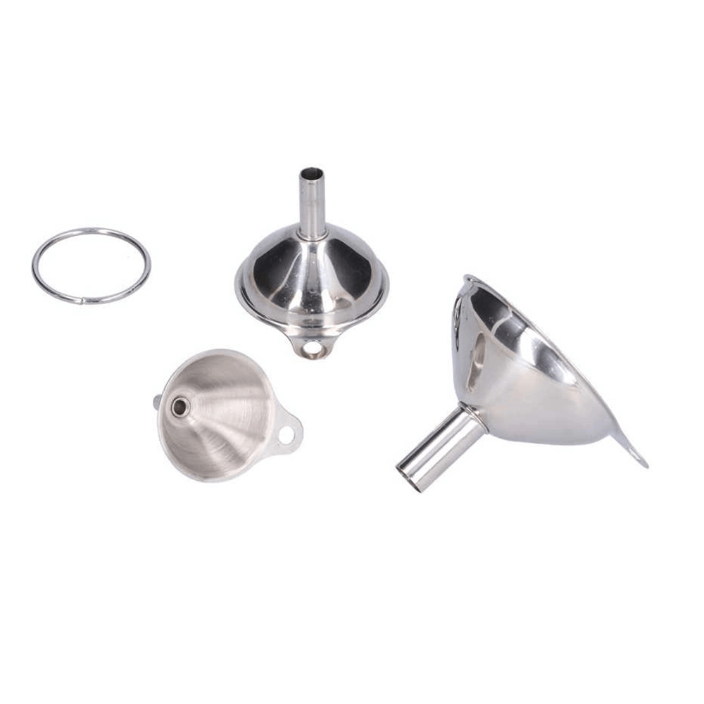 Funil Inox 3 Peças - Hércules - coqueluchecasa