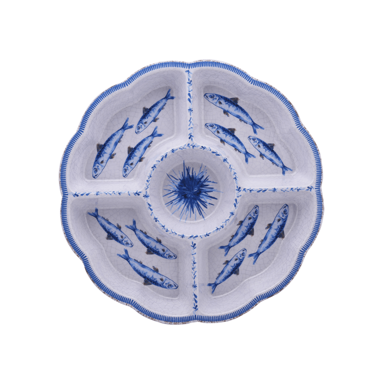Petisqueira Melamina Peixe 42Cm - Entrecasa - coqueluchecasa