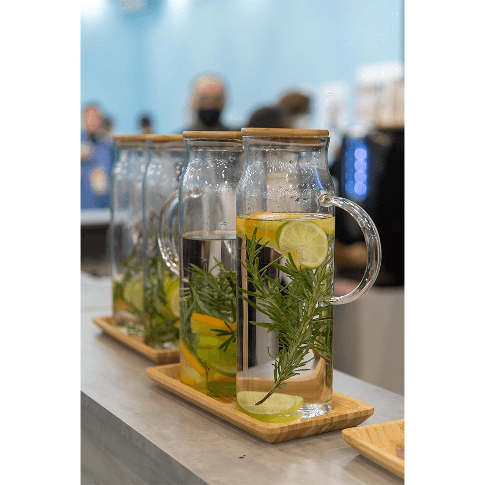 Jarra Com Tampa Bambu 1500Ml - Yoi - coqueluchecasa