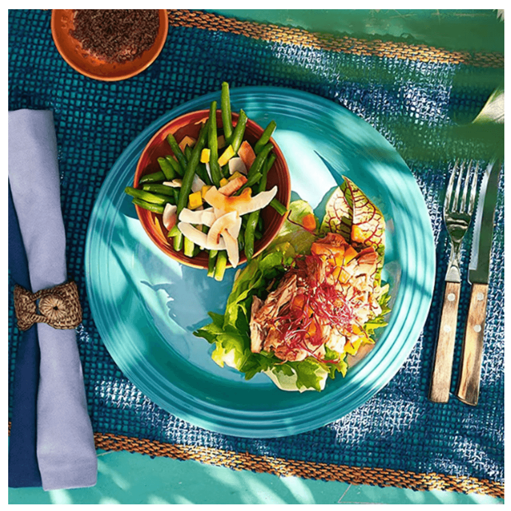 Prato Raso Azul Caribe 27Cm - Le Creuset - coqueluchecasa