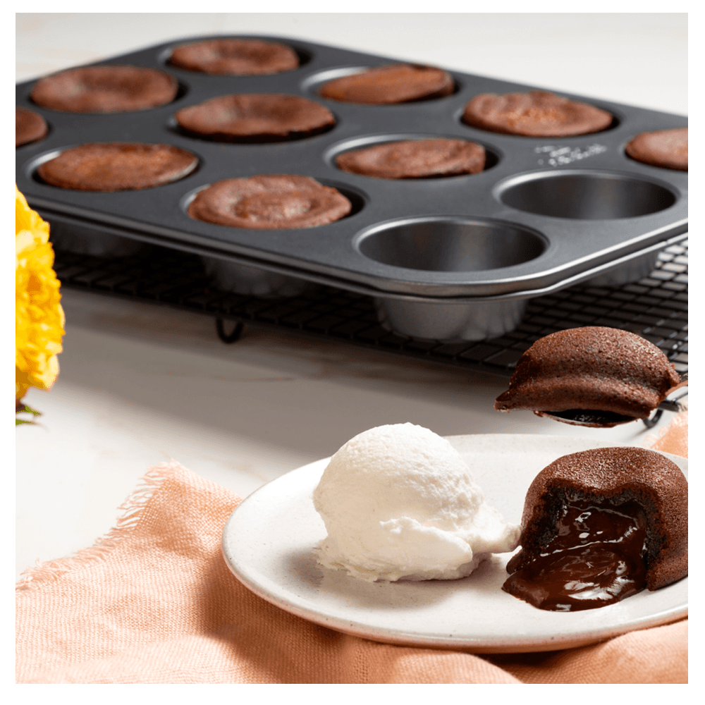 Forma De Muffins Bakery 12 Divisões Em Aço Carbono 35X26.5Cm - Hercules ...