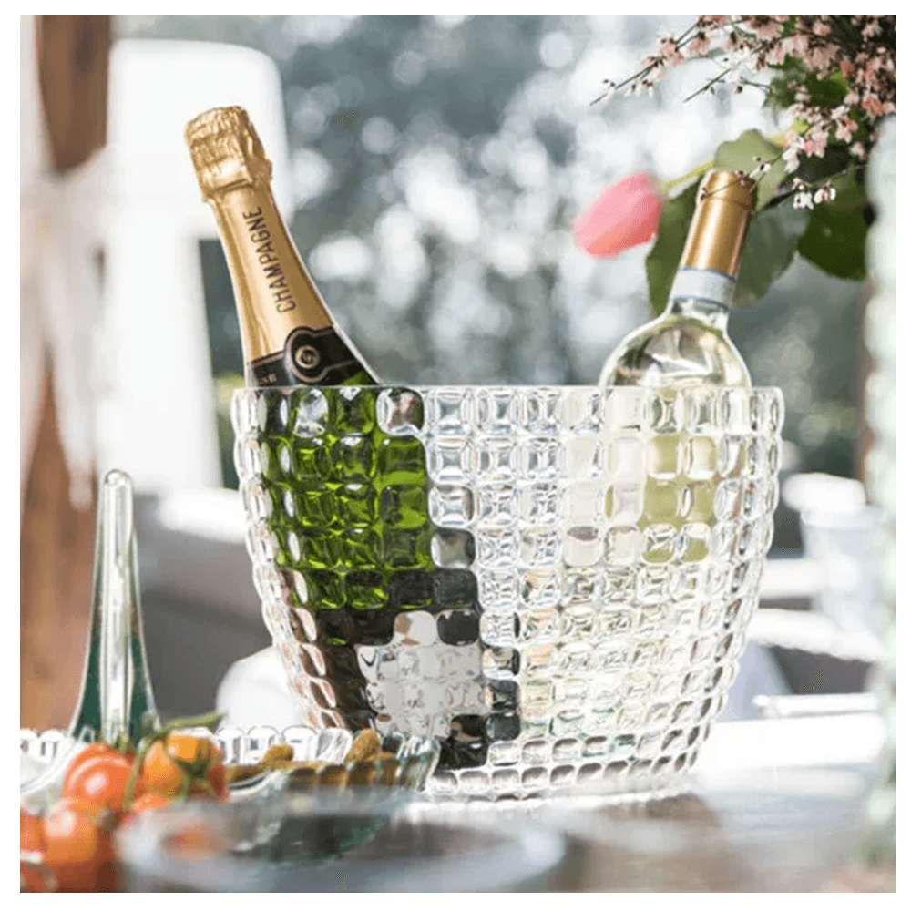 Champanheira Transparente Tiffany 28X17cm - Guzzini - coqueluchecasa