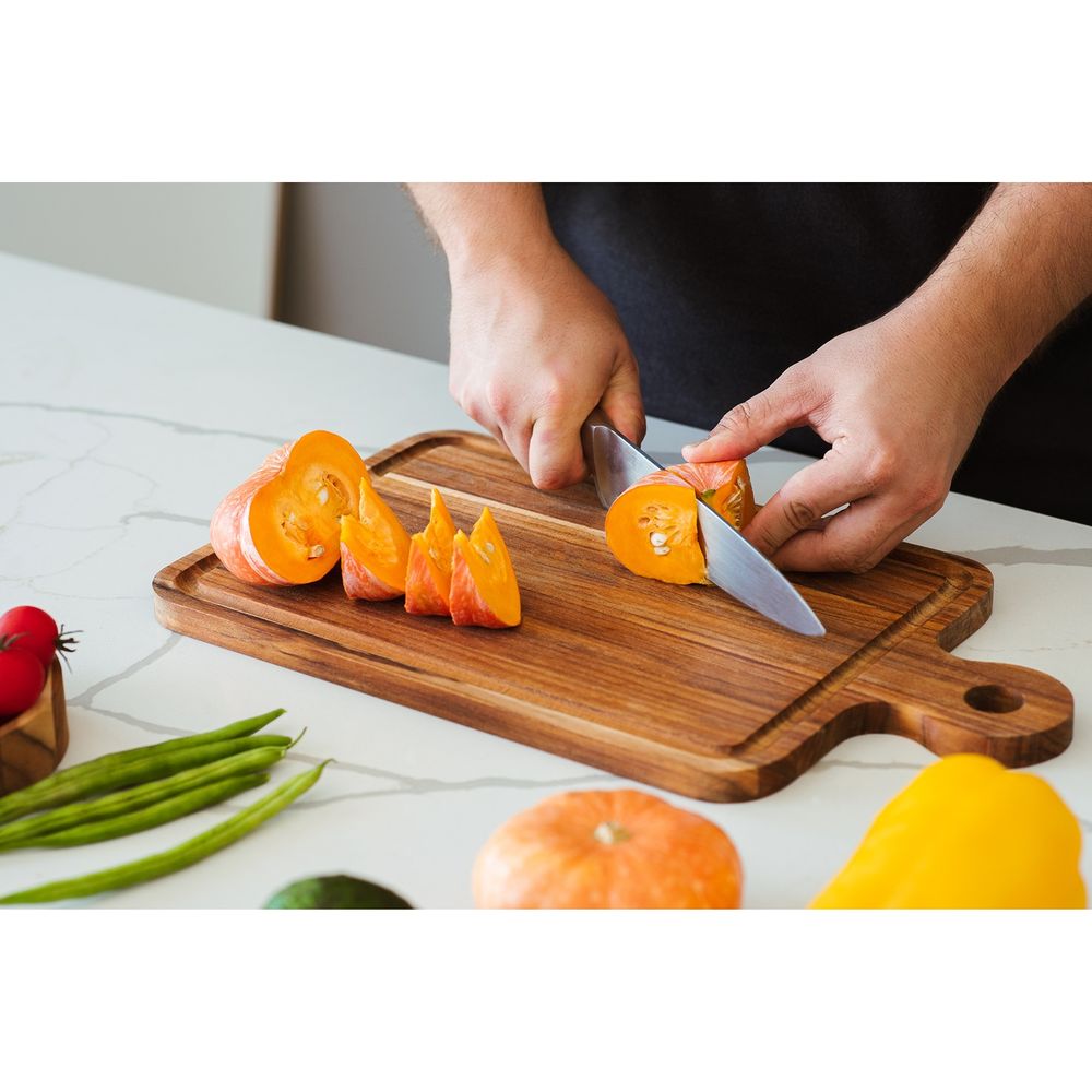 Tábua Cozinha Pensilvania Em Madeira Teca 41X23.5X15mm - Monte Novo ...